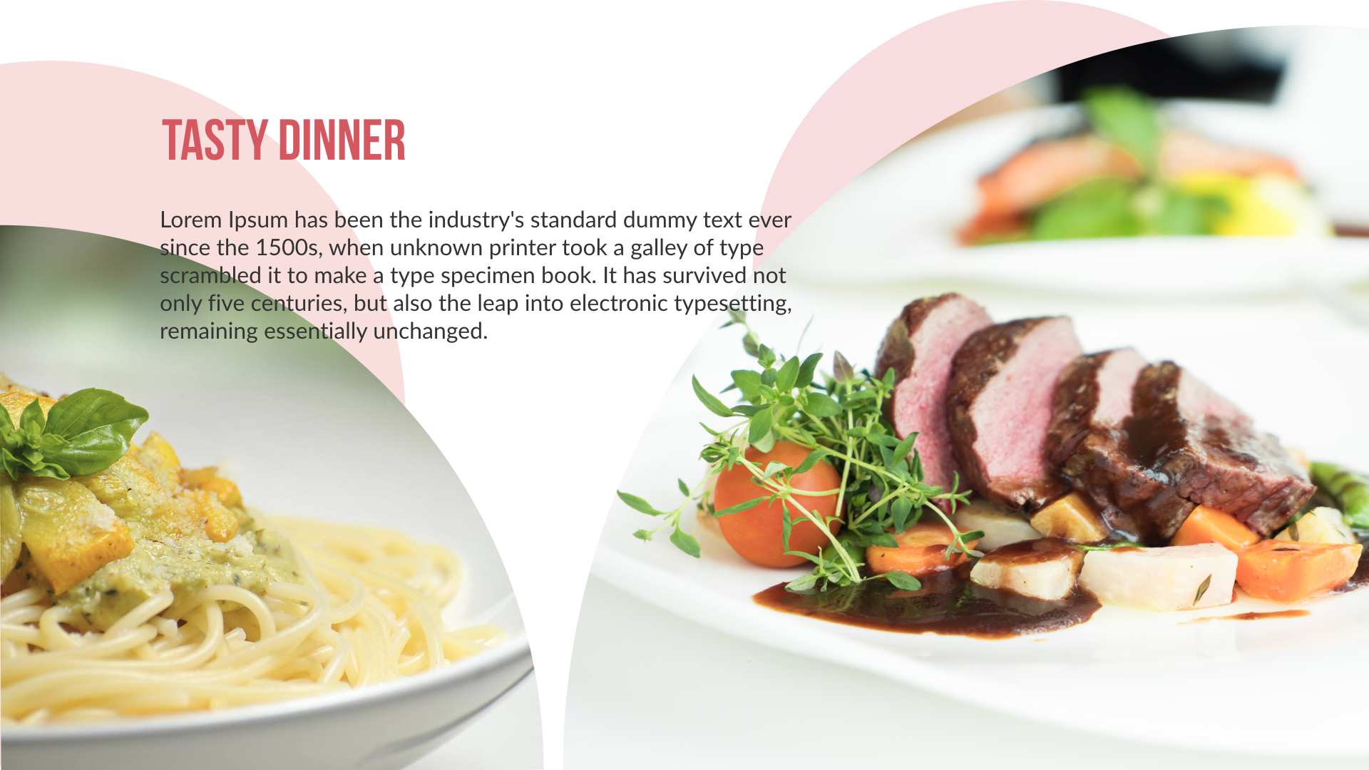 Food & Drinks Keynote Presentation Template, Presentation Templates