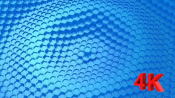 Background of Animated Hexagons, Motion Graphics | VideoHive
