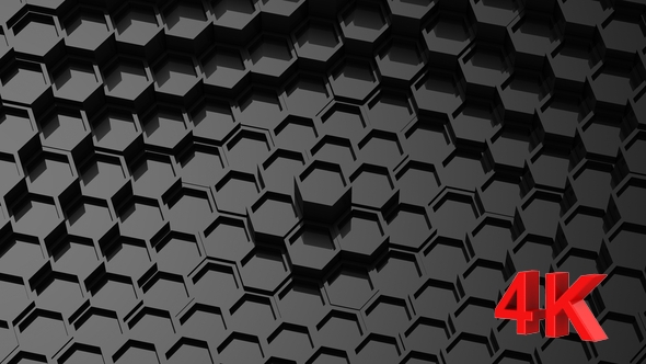 Background of Animated Hexagons, Motion Graphics | VideoHive