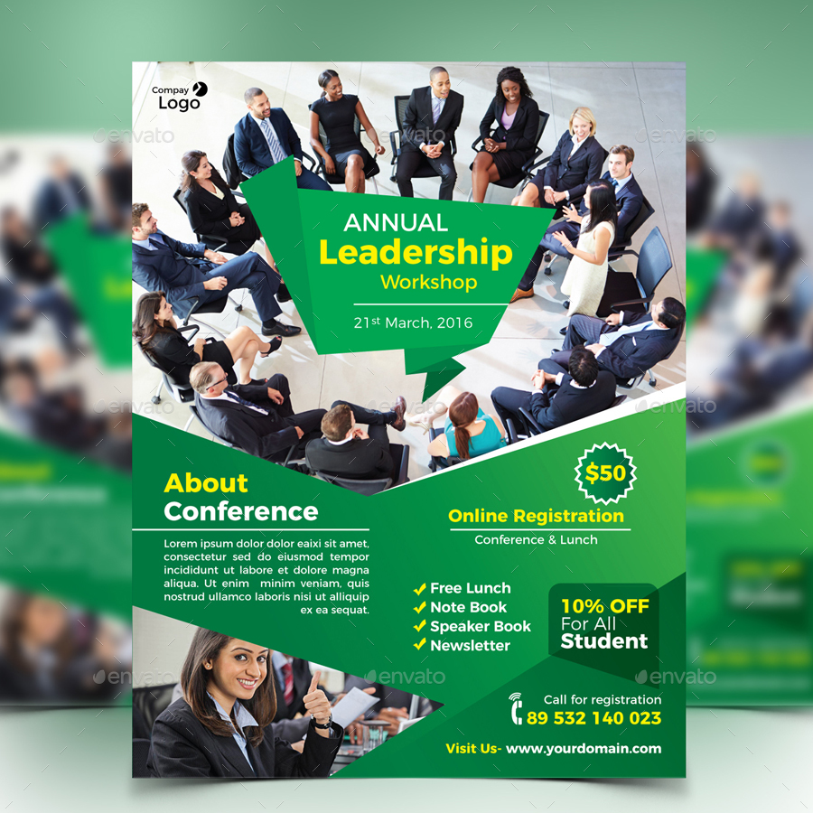 Conference Flyer, Print Templates | GraphicRiver