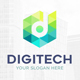Digital Technology Company Creative Logo Template, Logo Templates ...