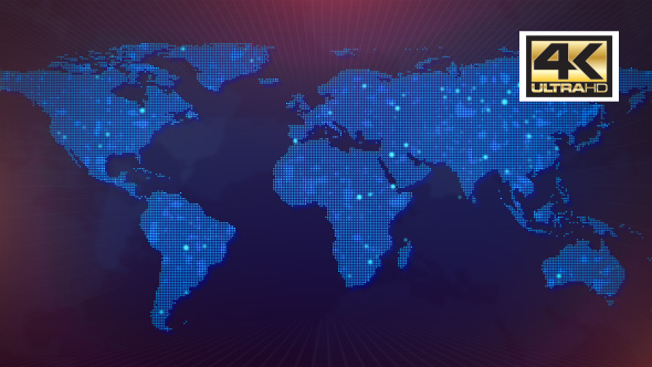 World Map Transformation 4K, Motion Graphics | VideoHive