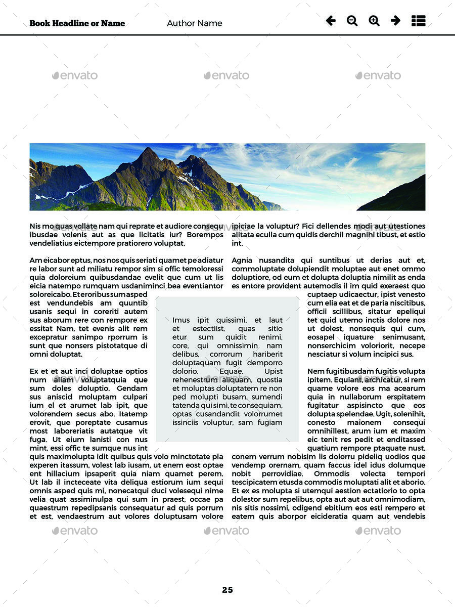 Book Template Bundle, Print Templates | GraphicRiver