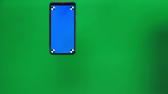 Set of 15 Gestures Using Smartphone with Tracking Points on Screen ...