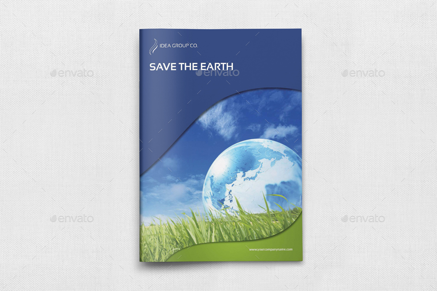 Environment ECO Brochure Template - 12 Pages, Print Templates ...
