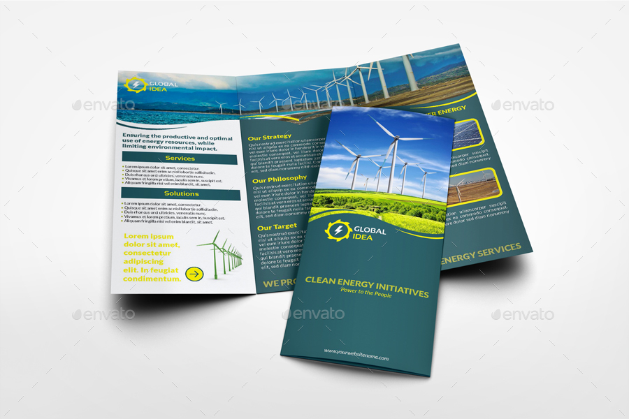Power Energy Services Brochure Bundle, Print Templates | GraphicRiver