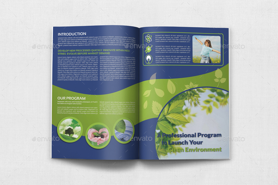 Environment ECO Brochure Bundle Template by OWPictures | GraphicRiver