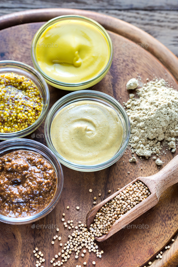 Different kinds of mustard Stock Photo by Alex9500 | PhotoDune