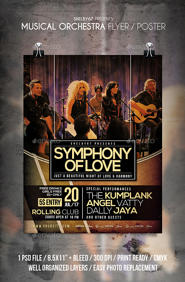 Musical Orchestra Flyer / Poster by Shelby67 | GraphicRiver