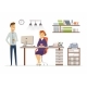 Office Consultation - Modern Vector Cartoon, Vectors | GraphicRiver