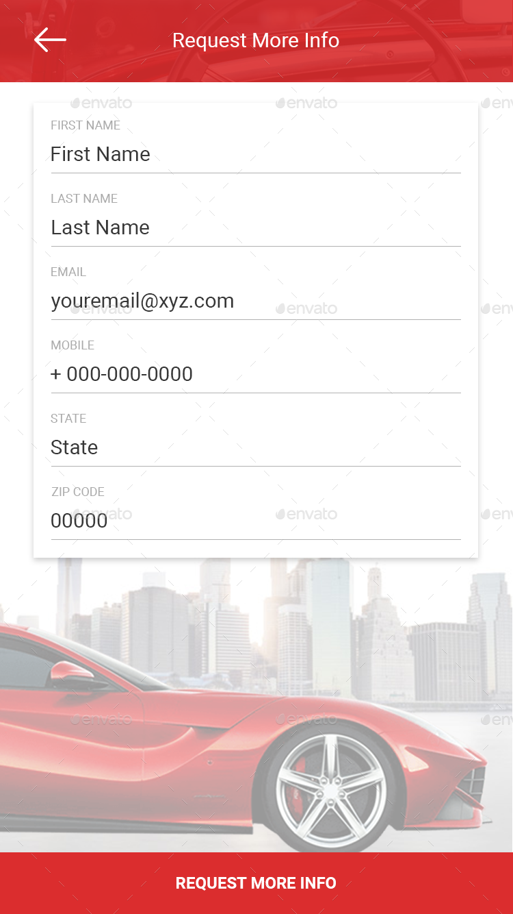 Car Dealer - Automotive App UI Kit by Potenzaglobalsolutions | GraphicRiver