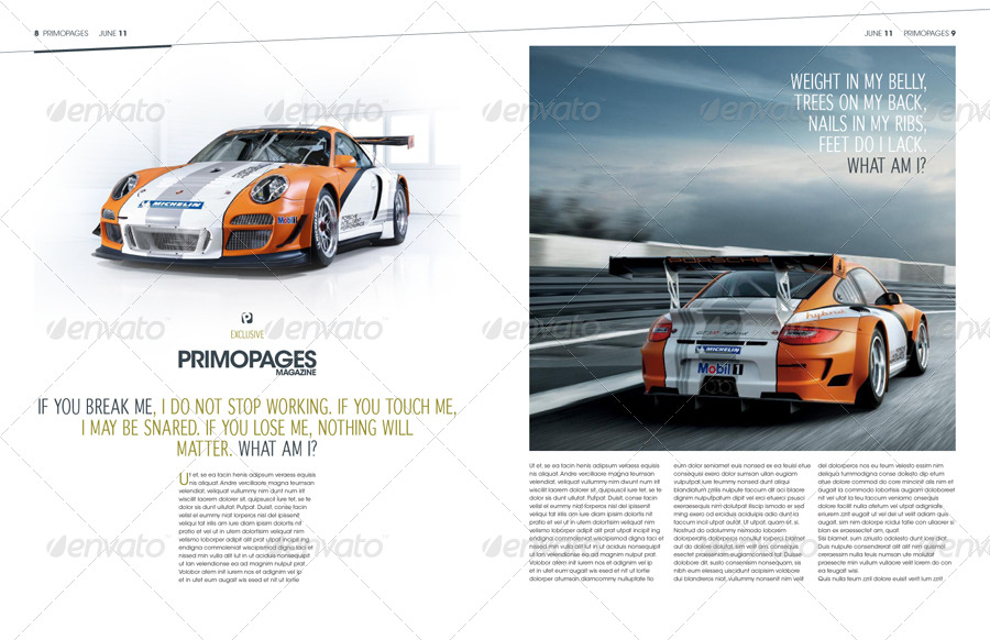 Primo Pages Magazine Template, Print Templates | GraphicRiver