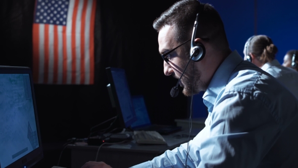 People Celebrating in Flight Control Center. Elements of This Image ...