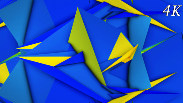 Colored Polygons 4k 02, Motion Graphics | VideoHive