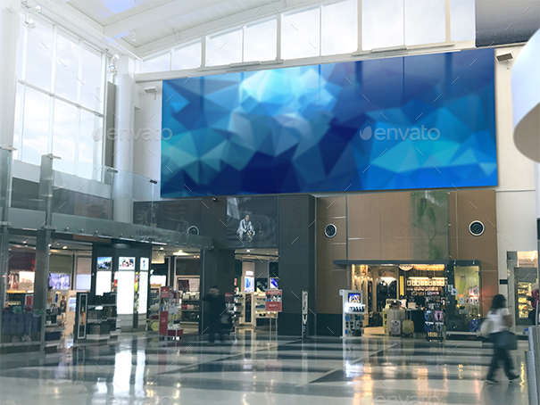 Airport Signage/Billboard Pack - 13 PSD files by _MockPro_ | GraphicRiver