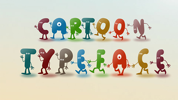 Cartoon Typeface | Motion Graphics, Motion Graphics | VideoHive