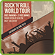 Rock'n'roll World Tour Flyer Template, Print Templates | GraphicRiver