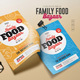 Family Food Bazaar Flyers, Print Templates | GraphicRiver