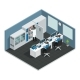 Scientific Laboratory Isometric Workplace, Vectors | GraphicRiver