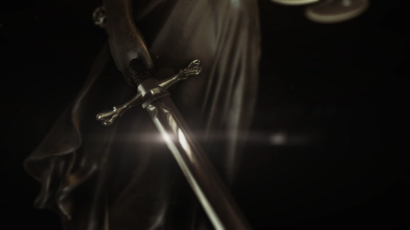 The Statue of Justice, Lady Justice or Lustitia The Roman Goddess of ...