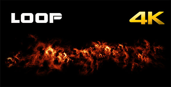4K Burning Fire, Motion Graphics | VideoHive