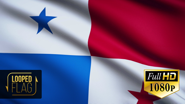 Panama Flag by bourjart | VideoHive