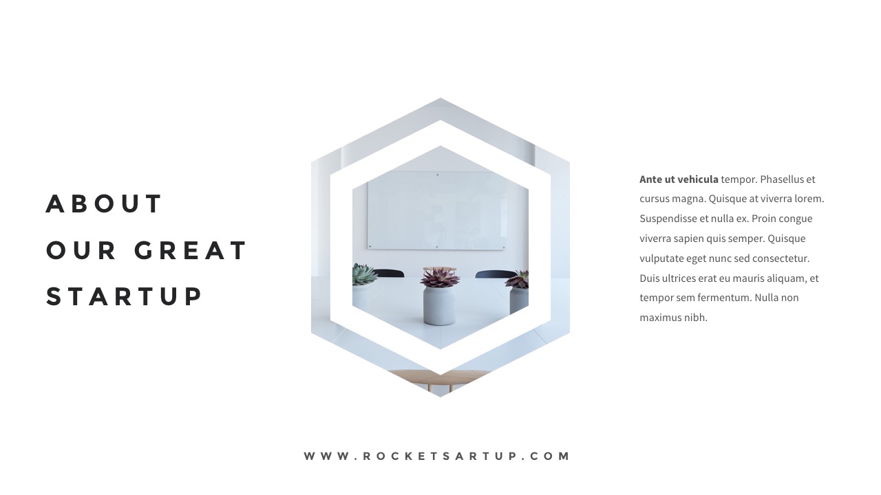 Rocket - StartUp Pitch Deck Google Slides Template by suavedigital