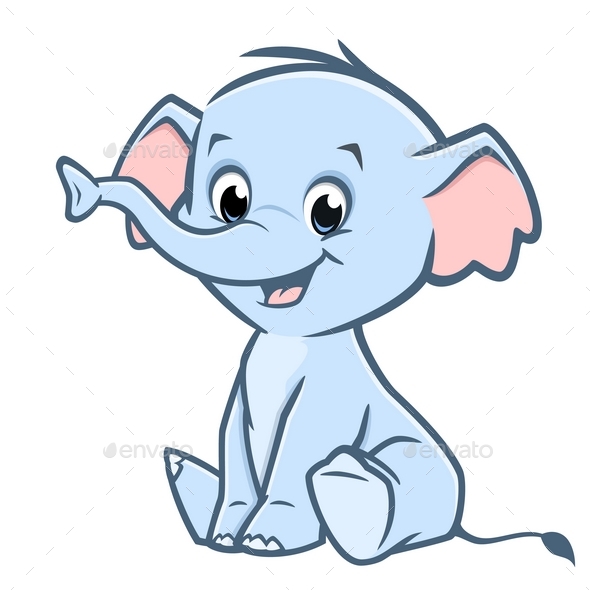 Cartoon Elephant by mumut | GraphicRiver
