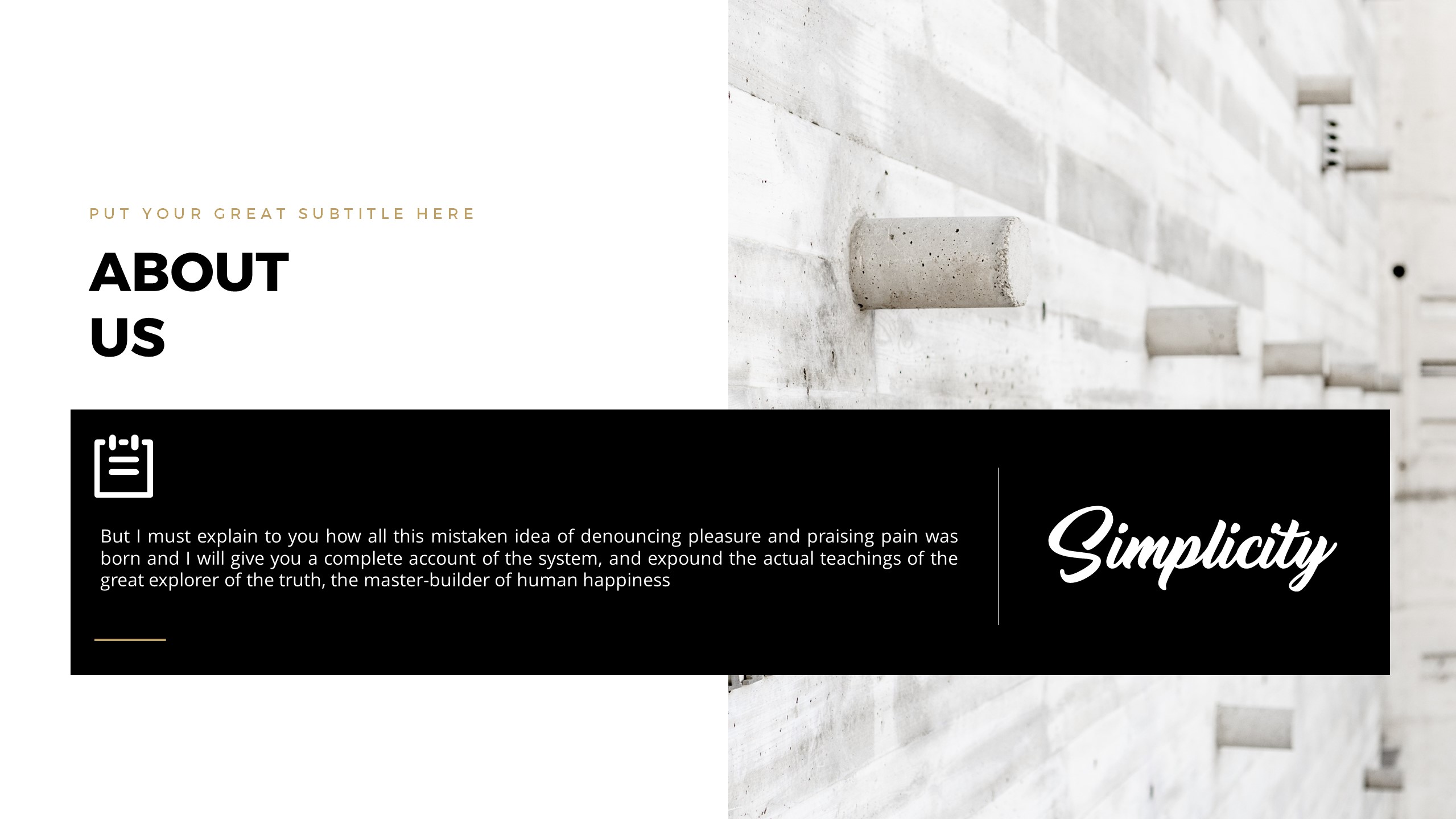 Simplicity Slide Minimal Trending Presentation, Presentation Templates