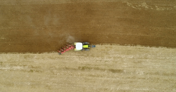 Agriculture. Farming - Tractor Plowing Field, Stock Footage | VideoHive