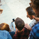 Back view of people watching phone Stock Photo by Click_and_Photo ...