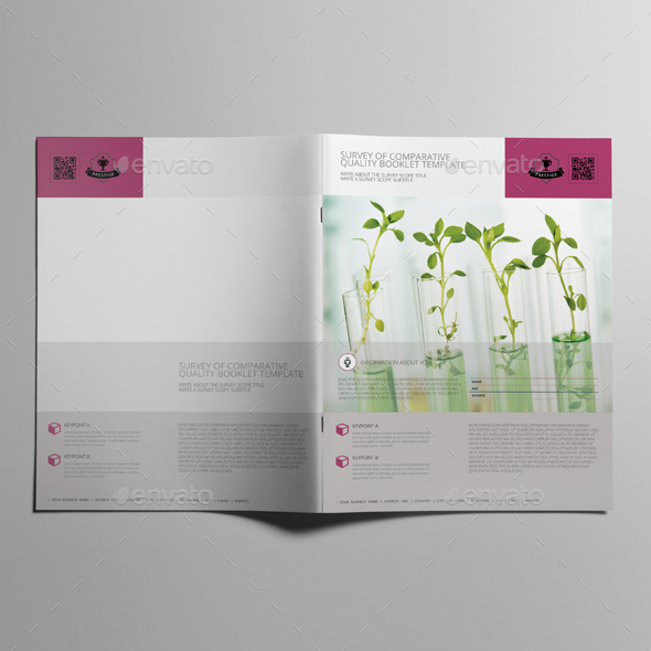 Survey of Comparative Quality Booklet US Letter by Keboto | GraphicRiver
