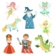 Fairytale Characters Set in Different Costumes, Vectors | GraphicRiver