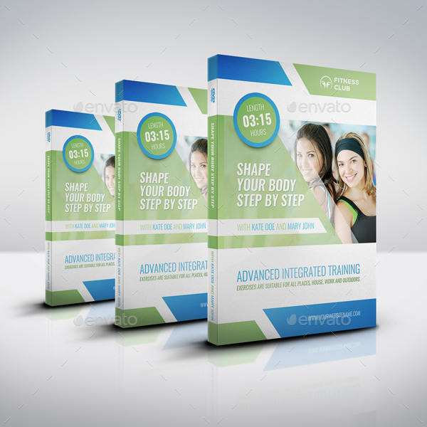 Fitness Training Course DVD Template Vol.3, Print Templates | GraphicRiver