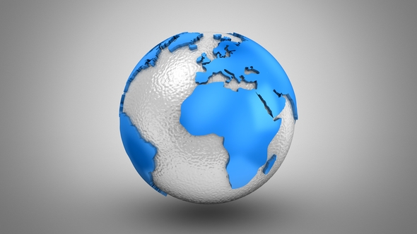 World Map Turns Into a Globe, Motion Graphics | VideoHive