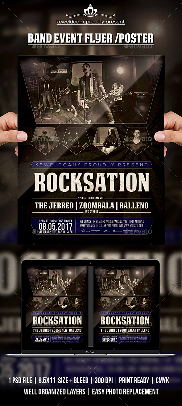 Band Event Flyer / Poster by keweldoank | GraphicRiver