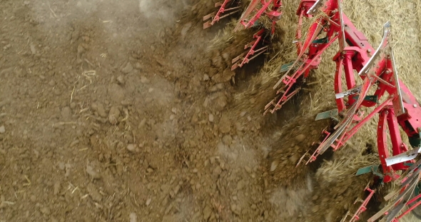 Agricultural Tractor Plowing Field, Stock Footage | VideoHive