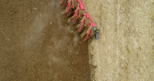 Cultivating Field - Agriculture Background, Stock Footage | VideoHive