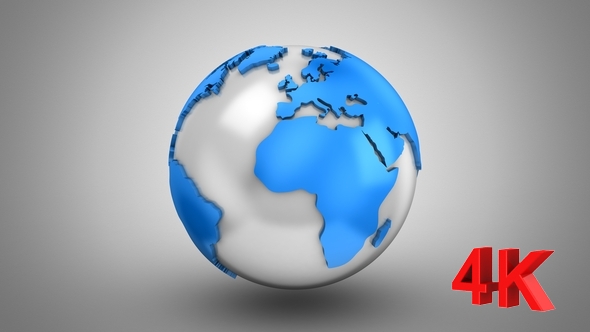 World Map Turns Into a Globe, Motion Graphics | VideoHive