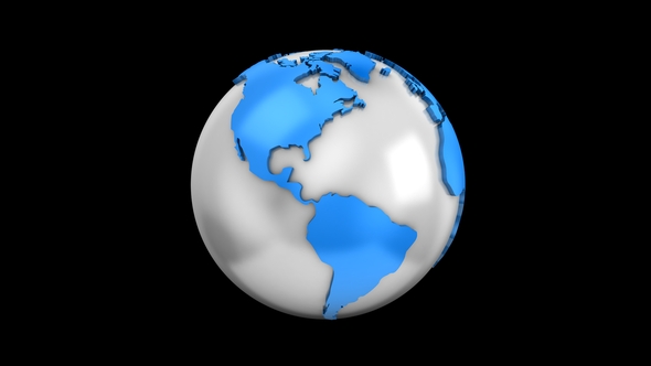 Rotating of Earth, Motion Graphics | VideoHive