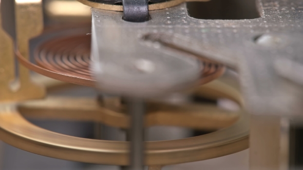 Work of Clock Mechanisms Shot, Stock Footage | VideoHive