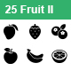 Fruit II Vector Icons, Icons | GraphicRiver