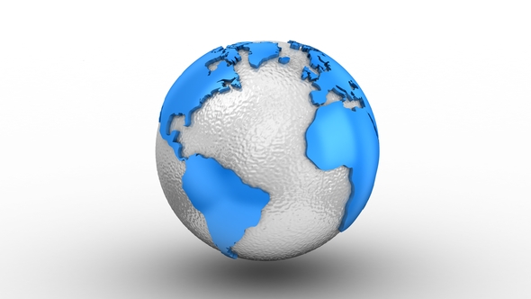 World Map Turns Into a Globe, Motion Graphics | VideoHive