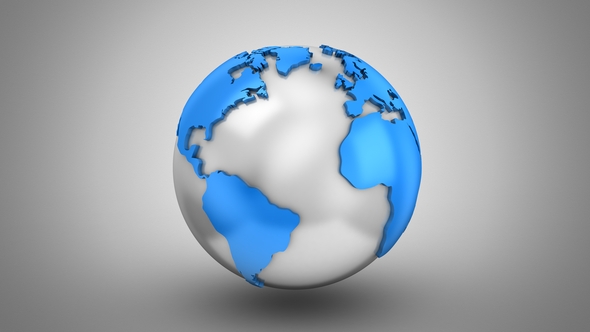 World Map Turns Into a Globe, Motion Graphics | VideoHive