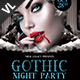 Gothic Night Party Poster / Flyer V01, Print Templates | GraphicRiver