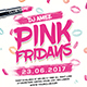 Pink Fridays Party Flyer, Print Templates | GraphicRiver
