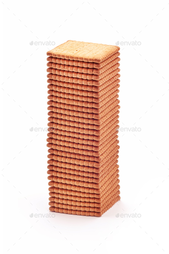 tall stack of biscuits Stock Photo by cristi180884 | PhotoDune