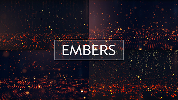 4 in 1 Embers Loop, Motion Graphics | VideoHive