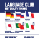 Language Center Poster Template, Print Templates | GraphicRiver