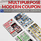 Multipurpose Modern Coupon, Print Templates | GraphicRiver